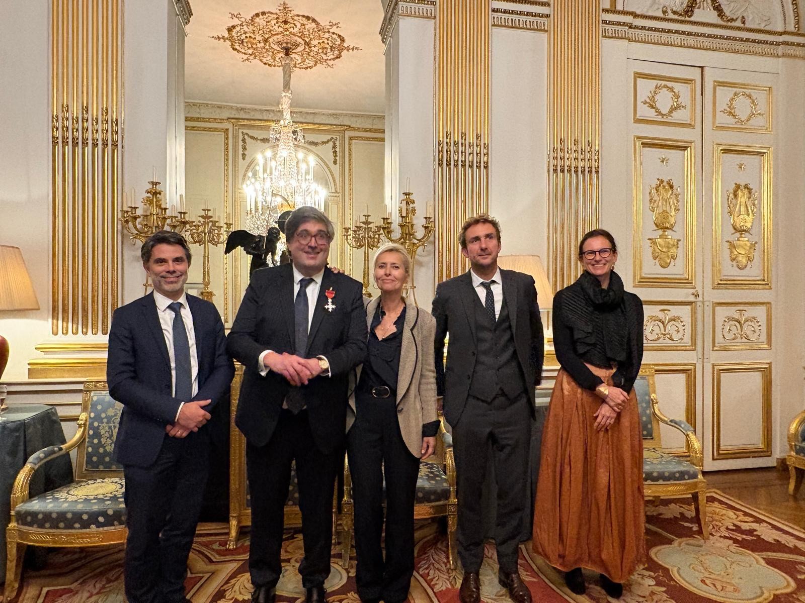 Thomas Ricard receives the insigna of the Most Excellent Order of the ...